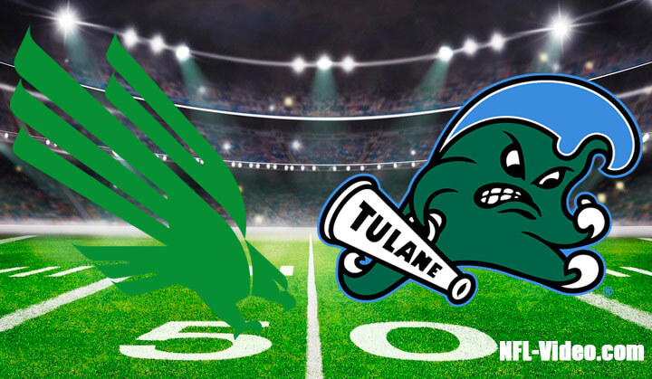 North Texas vs Tulane Football December 5, 2025 American Championship ...