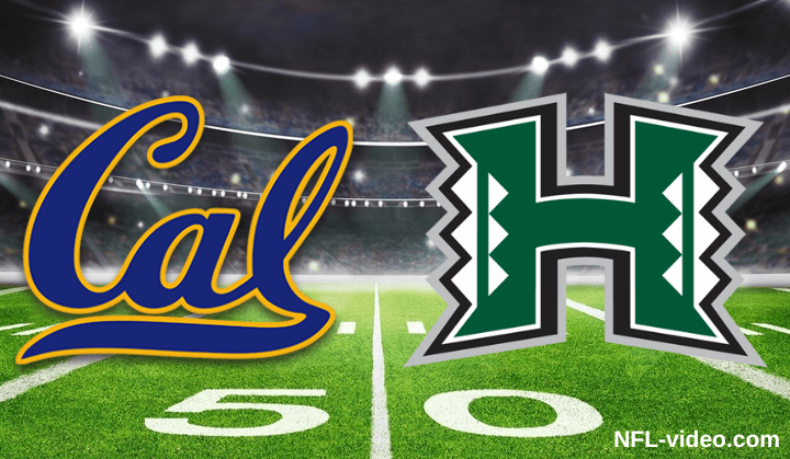 California vs. Hawai'i Football December 24, 2025 Hawaiʻi Bowl Full ...