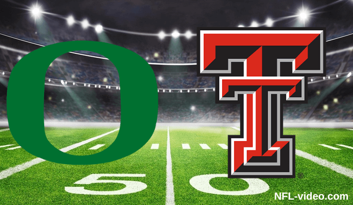 Oregon vs Texas Tech Football January 1, 2026 CFP Quarterfinal Full ...