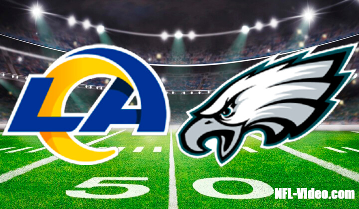 Los Angeles Rams vs Philadelphia Eagles Full Game Replay September 21 ...
